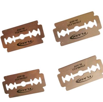 China Manual Shaver 100PCS Set Double Edge Blade Coated with Platinum Manual Razor Blade for sale