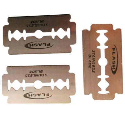 China Manual Shaver 100PCS Set Double Edge Blade Coated with Platinum Manual Razor Blade for sale