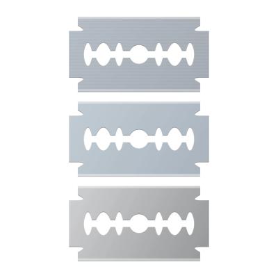 China Premium Platinum Stainless Steel Razor Blades Double Edge Blade For Clean Shave for sale