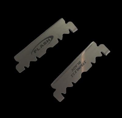 China Sharp Razor Blade Half Edge Straight Razor Razor Blade Stainless Steel for sale