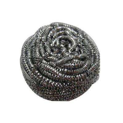 China Customized Packaging Pot Wire Scrubber/scourer/cleaning Ball Cleaning SS 410 Stainless Steel Silver Kitchen Sponge for sale