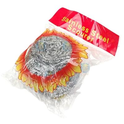 China Stainless Steel Scourer Kitchen Wire Washing Balls Scrubbing Sponges for sale