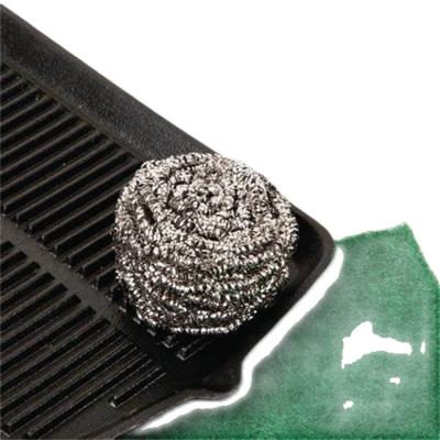 China SS 410 stainless steel wire scrubber for pot cleaning for ss scrubber for sale