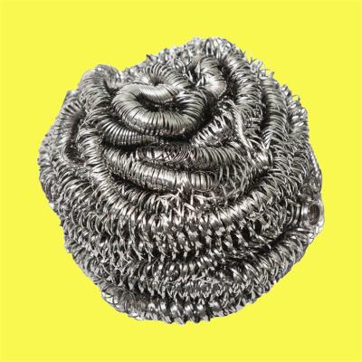 China Pot cleaning SS410 stainless steel wire scrubber cleaning ball stainless steel scourer for sale