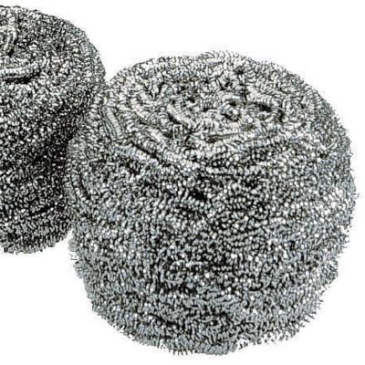 China 6pcs Daily household items stainless steel pot scrubber stainless steel scourer for sale