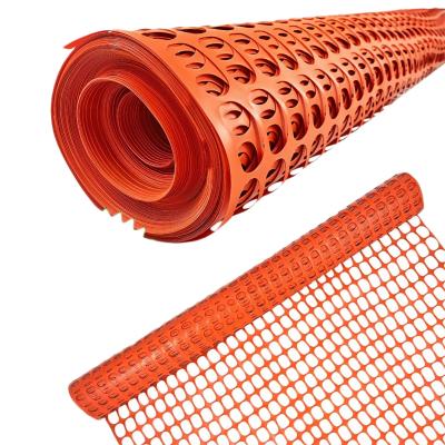 China Competitive Price HDPE Material Plastic Orange Traffic Safety Fence Barrier Net Fence Warning Net en venta