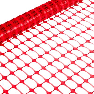 China Portable plastic construction temporary security orange safety warning barrier mesh fence for sale