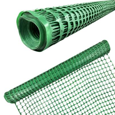 China Orange Plastic Safety barrier fence netting for sale