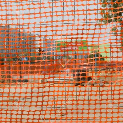 China plastic safety security fence plastic safety warning fence orange plastic safety fence for sale