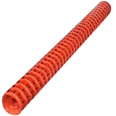 China 1*50m 100% HDPE PE Material Plastic Orange Safety Barrier Fence Outdoor Fence for sale