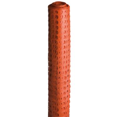 China HDPE orange plastic road safety fence net warning mesh fence barrier for sale