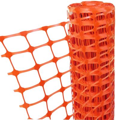 China Portable Plastic Construction Temporary Orange plastic Safety Barrier Fence snow fence for sale