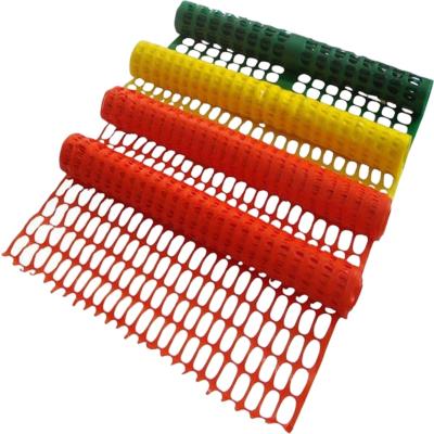China 1x50m Plastic mesh safety orange snow fence traffic safety barrier warning mesh for sale