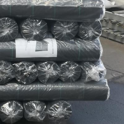 China PP white color woven weed control anti grass mat cloth landscape fabric weeds barrier non woven weed mat for agricultura for sale