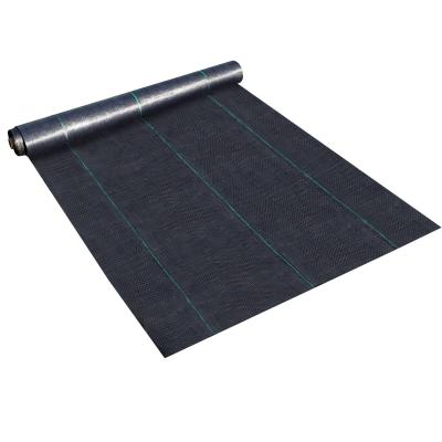 China 100gsm pp woven weed control fabric weed mat to stop grass growing for sale