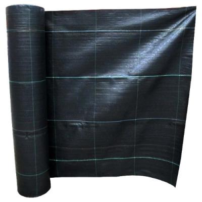 China 100% PP woven PP PE black weed mat anti-grass cloth ground cover for garden for sale