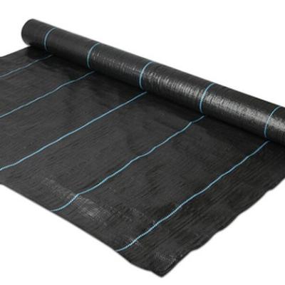 China 100% PP woven PP PE black Virgin PP ground cover anti weed mat for sale