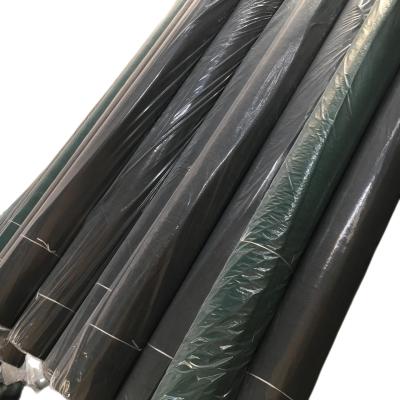 China PP plastic black Apple orchard ground cover woven fabric anti weed mat en venta