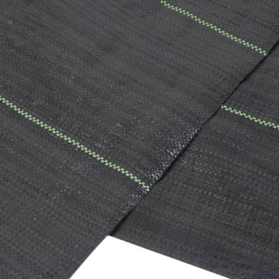 China Blueberry nursery Apple orchard ground cover GRS approve white black reflective matting PP woven fabric anti weed contro en venta