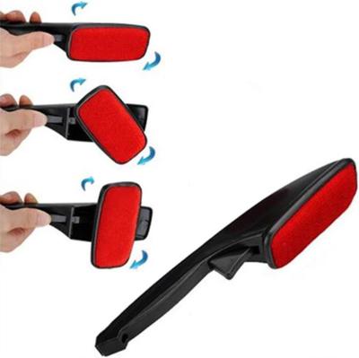 China Effective Reusable Velvet Rotating Head Lint Remover Brush for Clothes en venta