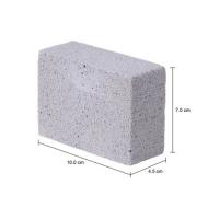 China Flat Top Cleaning Brick 8x4x3.5 Inch Foam Glass Grill Stone for BBQ Griddle for sale