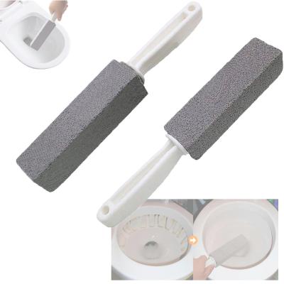 China pumice cleaning stone toilet cleaner with handle for Toilet Bowl Ring Remover and Hard Water Rings cleaner stick for sale