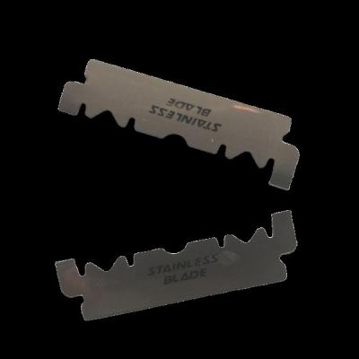 China Wholesale high quality custom logo 100 pcs single edge barber razors blades for professional face shaving for sale