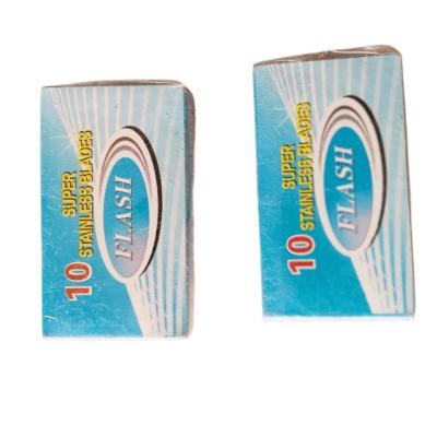 China Importación de alta calidad de acero inoxidable cuchilla de doble filo de afeitar cuchilla de platino de afeitar en venta