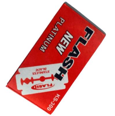 China Custom logo stainless steel double edge razor blade for sale