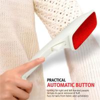 China Dual Sided Rotating Lint Brush for Clothes 10.75 Inch Lint Remover with Swivel Head for sale