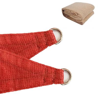 China Decorative Sunshine Outdoor Shade Sail Fabric For Garden , Beige Color for sale