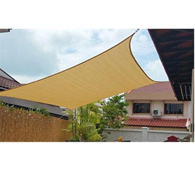 China La columna Sun del patio del triángulo sombrea el HDPE de la vela, vela cuadrada los 5x5x5m de la forma en venta