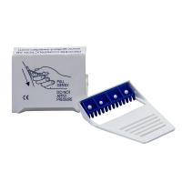 China Disposable Surgical Prep Razor Single Edge Stainless Steel Blade HV700 Chrome Coated for sale