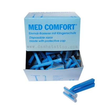 China Twin-Blade Disposable Razors, Blue 100/Box for sale