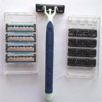China Triple Blade Disposable Razor Stainless Steel 3 Layer Shaving Razor for Men for sale