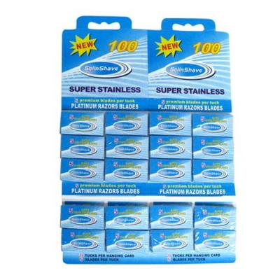 China stainless steel razor blade, double edge blade, safety razor blade for sale