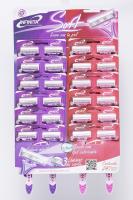 China Triple Blade Disposable Razor Blades 3 Layer Stainless Steel 0.1mm for sale