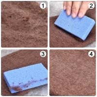 China Pumice Stone Cleaning Block 10x7x4cm for Sweater Fabric Grill and Foot Care for sale
