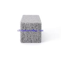 China Custom Packing Grill Cleaning Brick Pumice Stone 10x7x4cm 100% Glass for sale