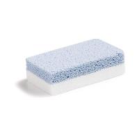 China Double Side White Blue Pumice Stone Manicure 3cm x 5cm x 15cm Pet Hair Remover for sale