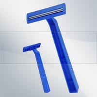 China Twin Blade Disposable Razor with Stainless Steel Blades 6-10 Shaves for sale