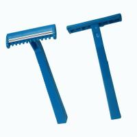China Twin Blade Disposable Razor with Stainless Steel Blades 6-10 Shaves for sale