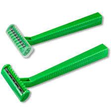 China Single blade medical use razor, twin blade medical use razor in 100 pcs per box for sale
