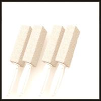 China Glass Pumice Stone Toilet Cleaning Brick 24x3.5x3.5cm with Handle for Stubborn Stain Removal for sale