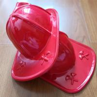 China Red Firefighter Hat for sale