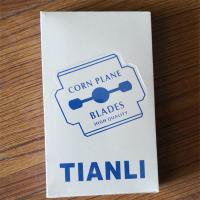 China Professional Stainless Steel Half Razor Blades 100 Pack Platinum Coated for Smooth Shave for sale