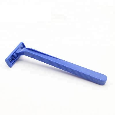 China Maquinilla de afeitar que afeita disponible ampliamente utilizada de dos cuchillas con la tira del lubricante en venta