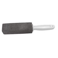 China Natural Pumice Stone Toilet Cleaning Brush with Long Handle 24 cm Durable Eco Friendly for sale