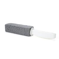 China Natural Pumice Stone Toilet Cleaning Brush with Long Handle 24 cm Durable Eco Friendly for sale