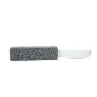 China Natural Pumice Stone Toilet Cleaning Brush with Long Handle 24 cm Durable Eco Friendly for sale